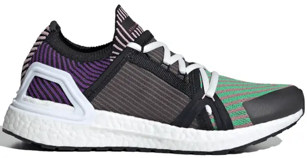 Adidas Ultra Boost 20 Stella Mccartney Sneakers - Core Black/semi Flash Green/sharp Purple