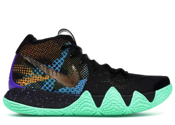 Nike Kyrie 4 Mamba Mentality Sneakers - Black/sonic Yellow/purple Venom