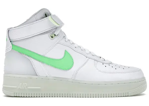 Nike Force 1 High Sneakers - White/green Strikeone-colorwhite