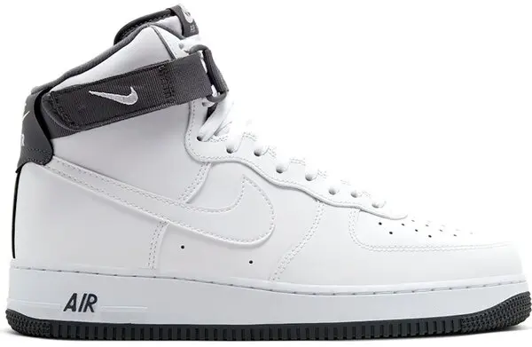 Nike Air Force 1 High-top Sneakers - White/dark Grey
