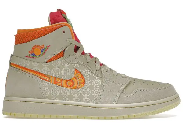 JORDAN 1 High Zoom Air Cmft Somos Familia - Rattan/kumquat/lemon Wash
