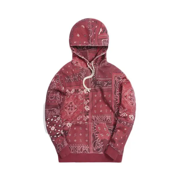 Kith Deconstructed Bandana Williams Iii Hoodie - Pyre