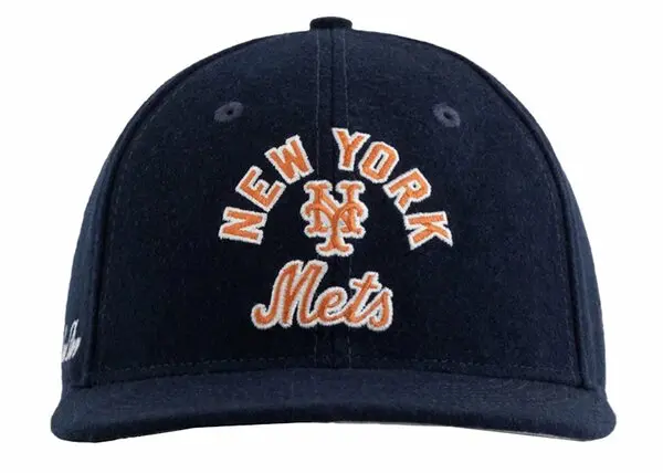Aimé Leon Dore X New York Mets Wool Baseball Cap - Navy Blue