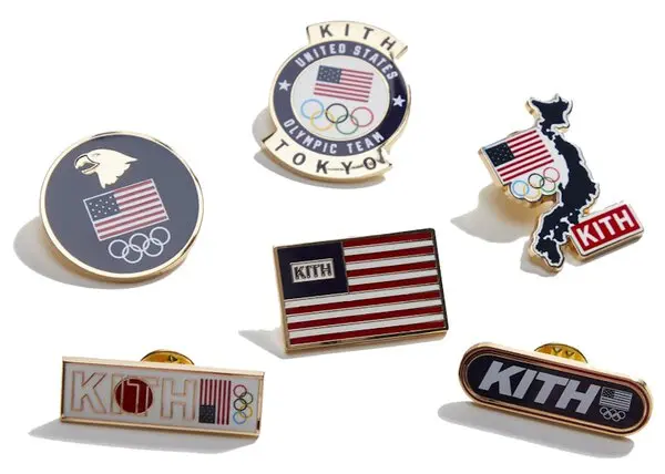 Kith For Team Usa Pins Set - Multicolor