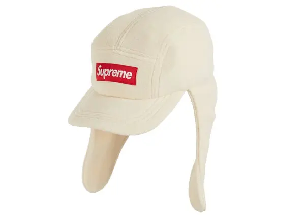 Supreme Polartec Earflap Camp Cap - Natural