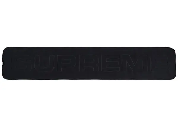 Supreme Polartec Logo Scarf - Black