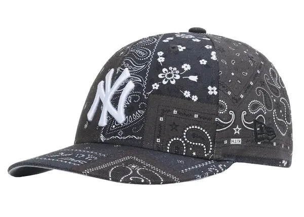 Kith New Era Yankees Deconstructed Bandana Low Profile Cap - Shadow