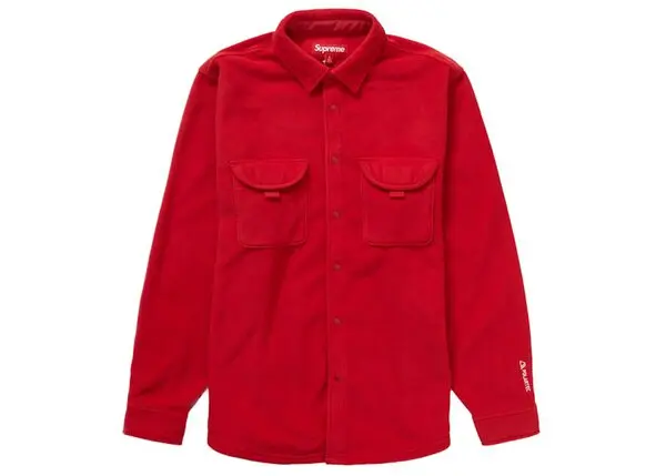 Supreme Polartec Shirt - Red