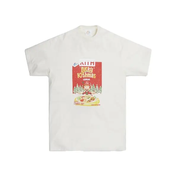 Kith For Lucky Charms Mas Cereal Box Vintage Tee Shirt - Tofu