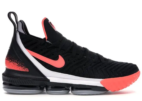 Nike Lebron 16 Sneakers - Black/hot Lava/flat Silver