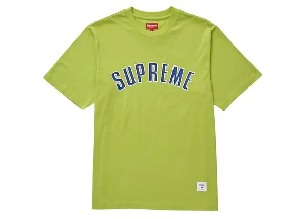 Supreme Printed Arc Short Sleeve Top - Lime