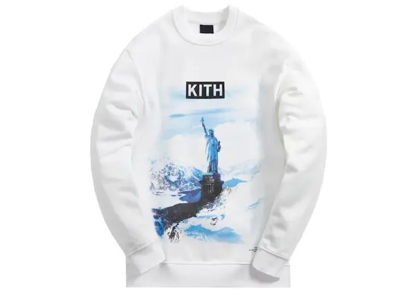 Kith Ellis Mountain Crewneck Sweatshirt - White