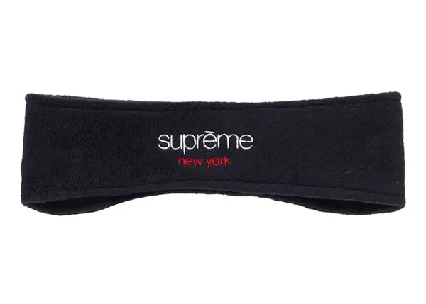 Supreme Polartec Headband - Navy Blue
