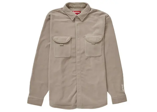 Supreme Polartec Shirt - Tan