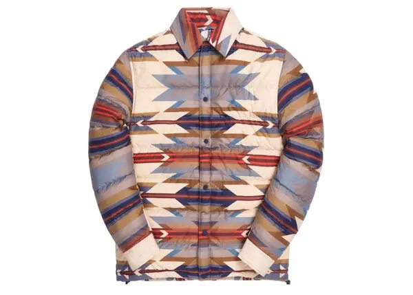 Kith For Pendleton Brave Star Puffer Shirt Jacket - Tan