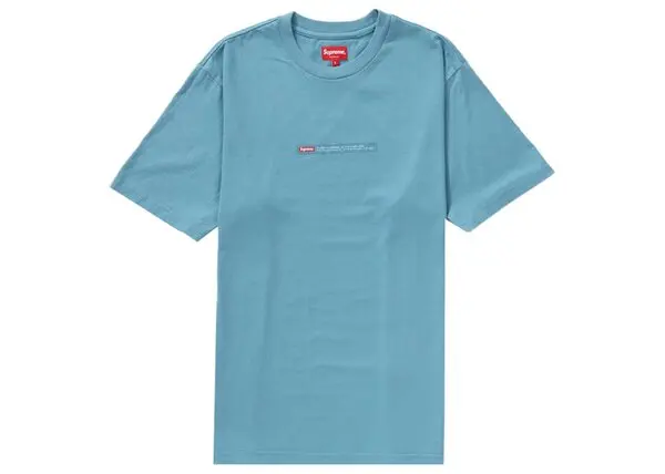 Supreme Property Label Short Sleeve Top - Light Slate