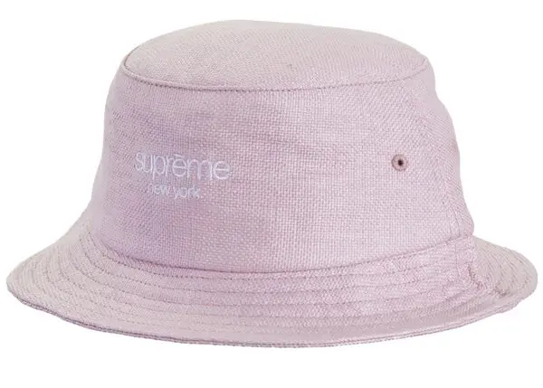 Supreme Raffia Crusher Hat - Lilac