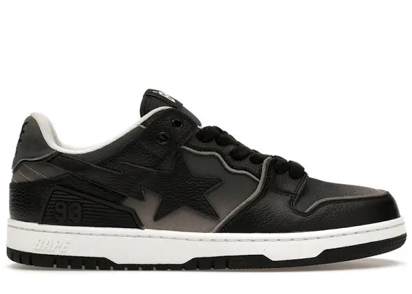 A BATHING APE Sk8 Sta #4 Sneakers - Black