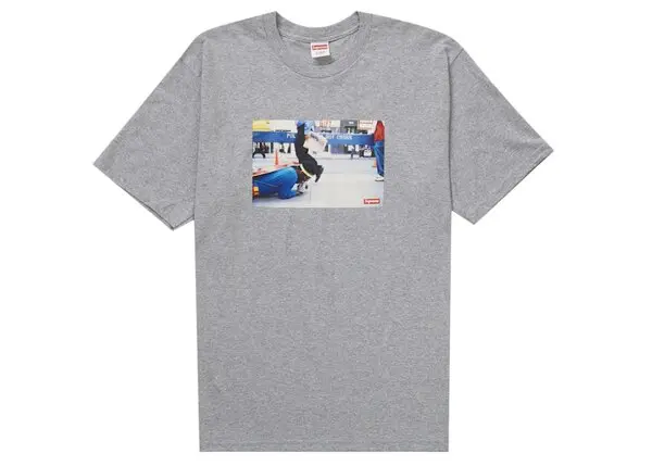Supreme Pope.l Training Crawl Tee - Heather Grey
