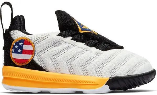 Nike Lebron 16 Strive Sneakers - White/laser Orange/total Orange