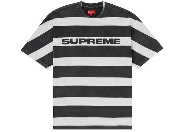 Supreme Printed Stripe Short Sleeve Top