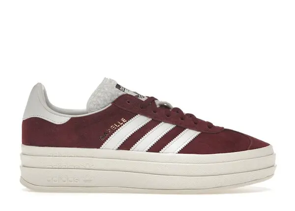 Adidas Gazelle Bold Sneakers - Shadow Red/footwear White/core White