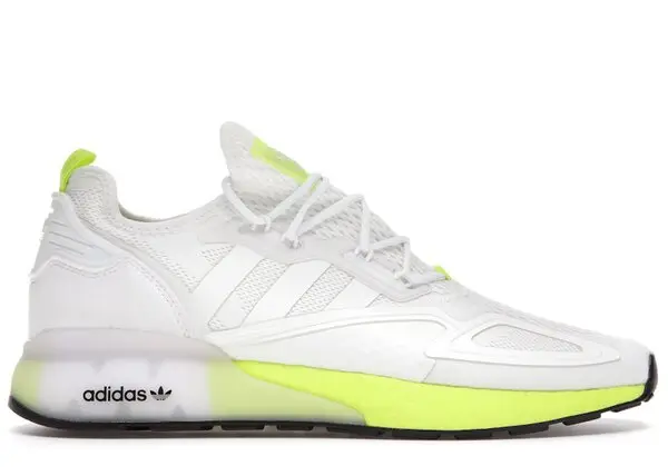 Adidas Zx 2k Boost Sneakers - Cloud White/solar Yellow