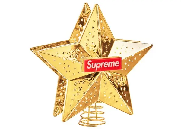 Supreme Projecting Star Tree Topper - Gold