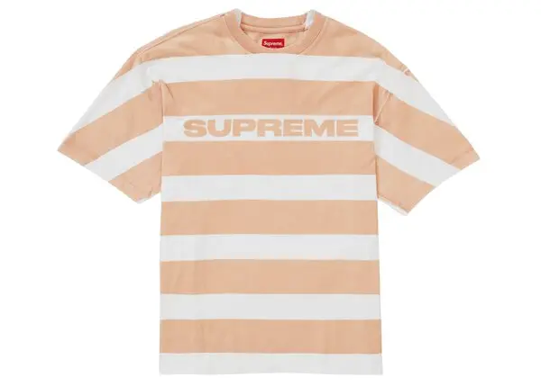 Supreme Printed Stripe Short Sleeve Top