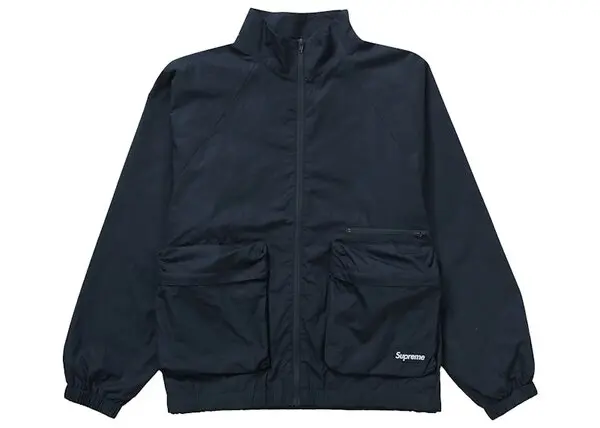 Supreme Raglan Utility Jacket - Navy Blue