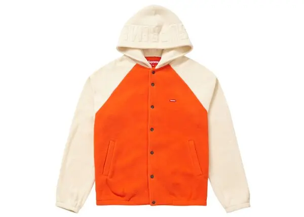 Supreme Polartec Hooded Raglan Jacket - Orange
