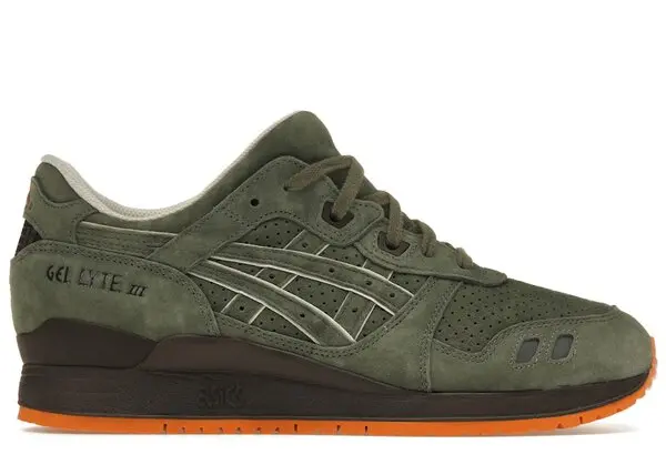 Asics Gel Lyte Iii Ronnie Fieg Militia - Olive/chocolate/orange