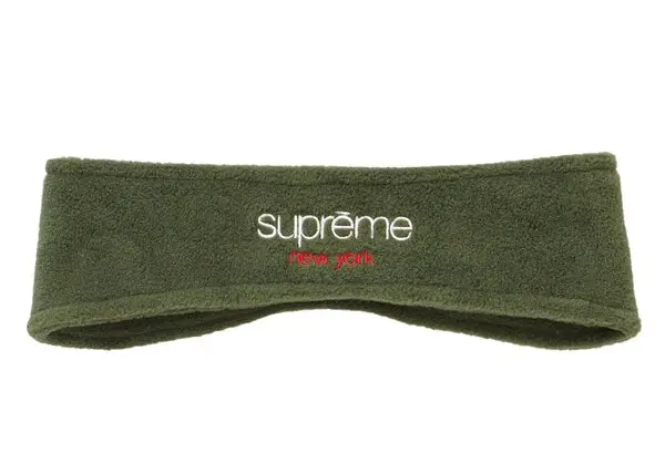 Supreme Polartec Headband - Dark Green