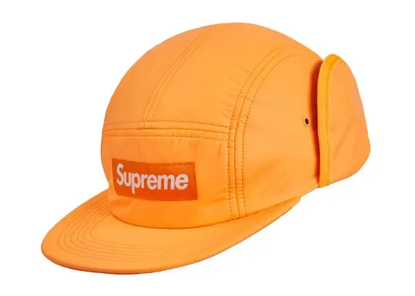 Supreme Primaloft Earflap Camp Cap - Fluorescent Orange
