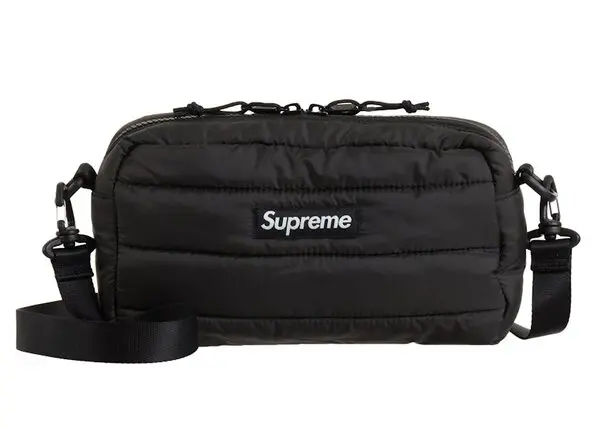 Supreme Puffer Side Bag - Black