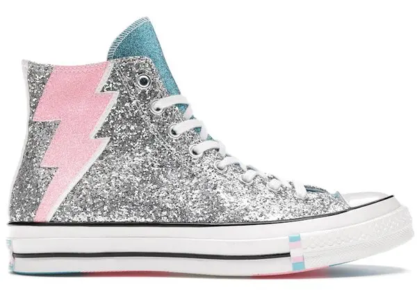 CONVERSE Chuck Taylor All Star Hi Pride Sneakers - Silver/egret/gnarly Blue