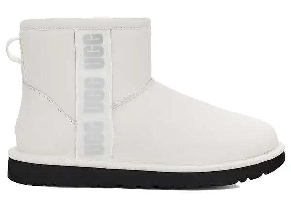 UGG Classic Mini Logo Boot - Ultra Matte White