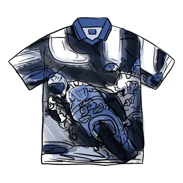 Supreme Racing Soccer Jersey - Navy Blue