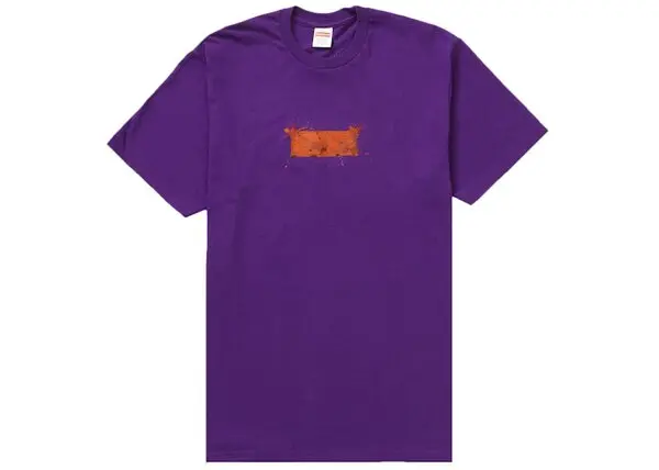 Supreme Ralph Steadman Box Logo Tee Shirt - Purple