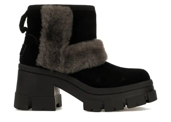 UGG Brooklyn Sunburst Heeled Boot - Black