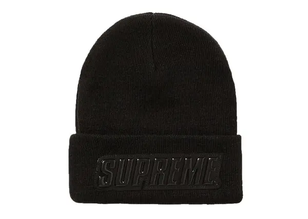 Supreme Raised Patent Logo Beanie