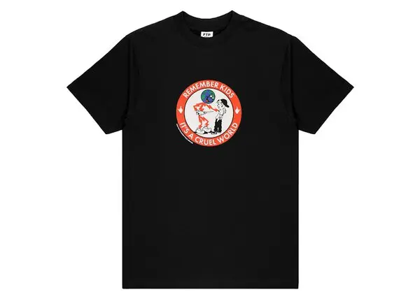 FTP Cruel World Tee Shirt - Black