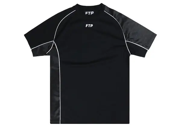 FTP Mesh Piping Jersey - Black