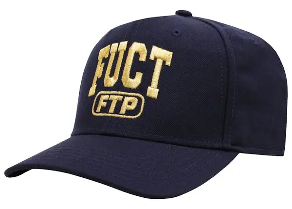 FTP X Fuct Academy 6-panel Cap - Navy Blue