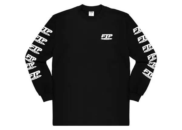 FTP Video Long Sleeve Tee Shirt - Black
