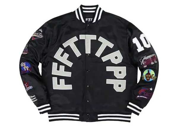 FTP League Varsity Jacket - Black