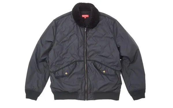 Supreme Quilted Nylon Tanker Jacket
