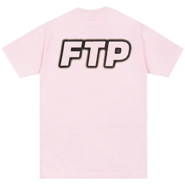 FTP Outer Glow Logo Tee Shirt - Pink