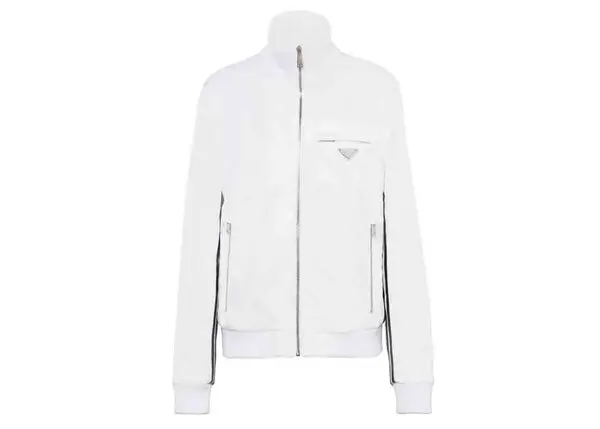 Adidas For Prada Re-nylon Track Jacket - White