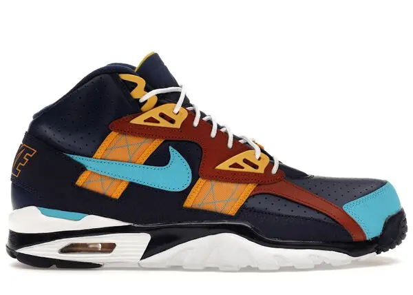 Nike Air Trainer Sc High La Rams - Navy Blue/aqua/brown
